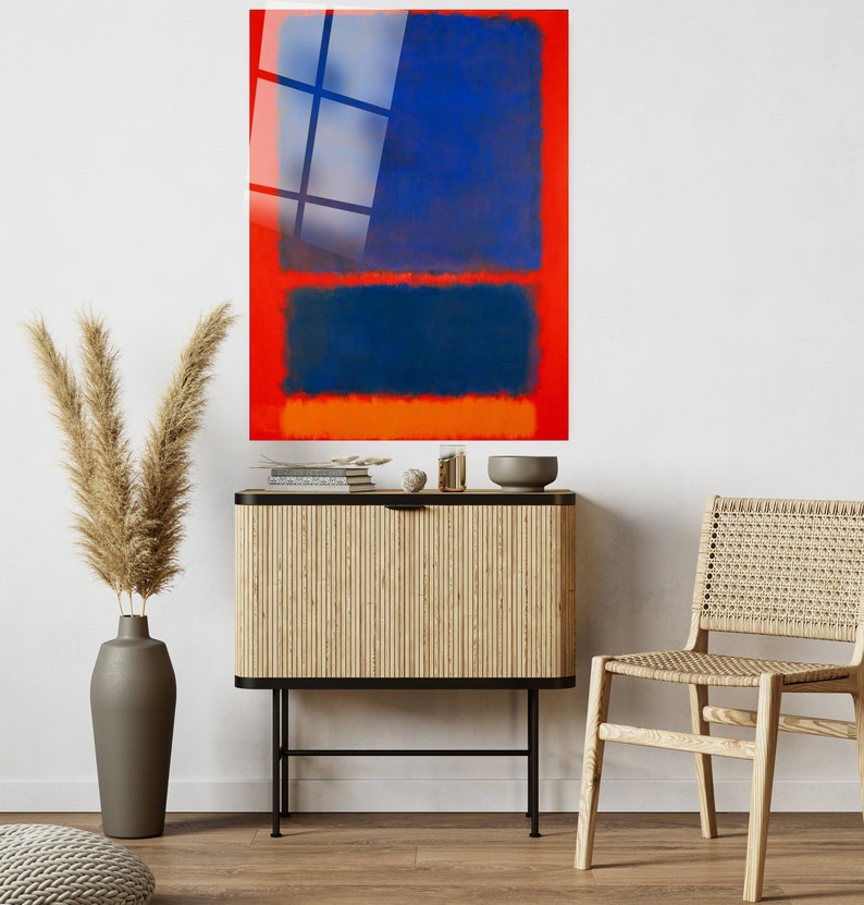 Mark Rothko Blue Orange Red, Mark Rothko Print, Mid Century Modern Wall ...