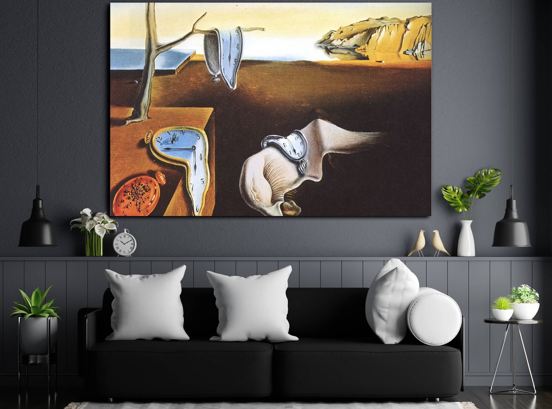 Salvador Dali the Persistance of Memory, Salvador Dali Wall Art ...