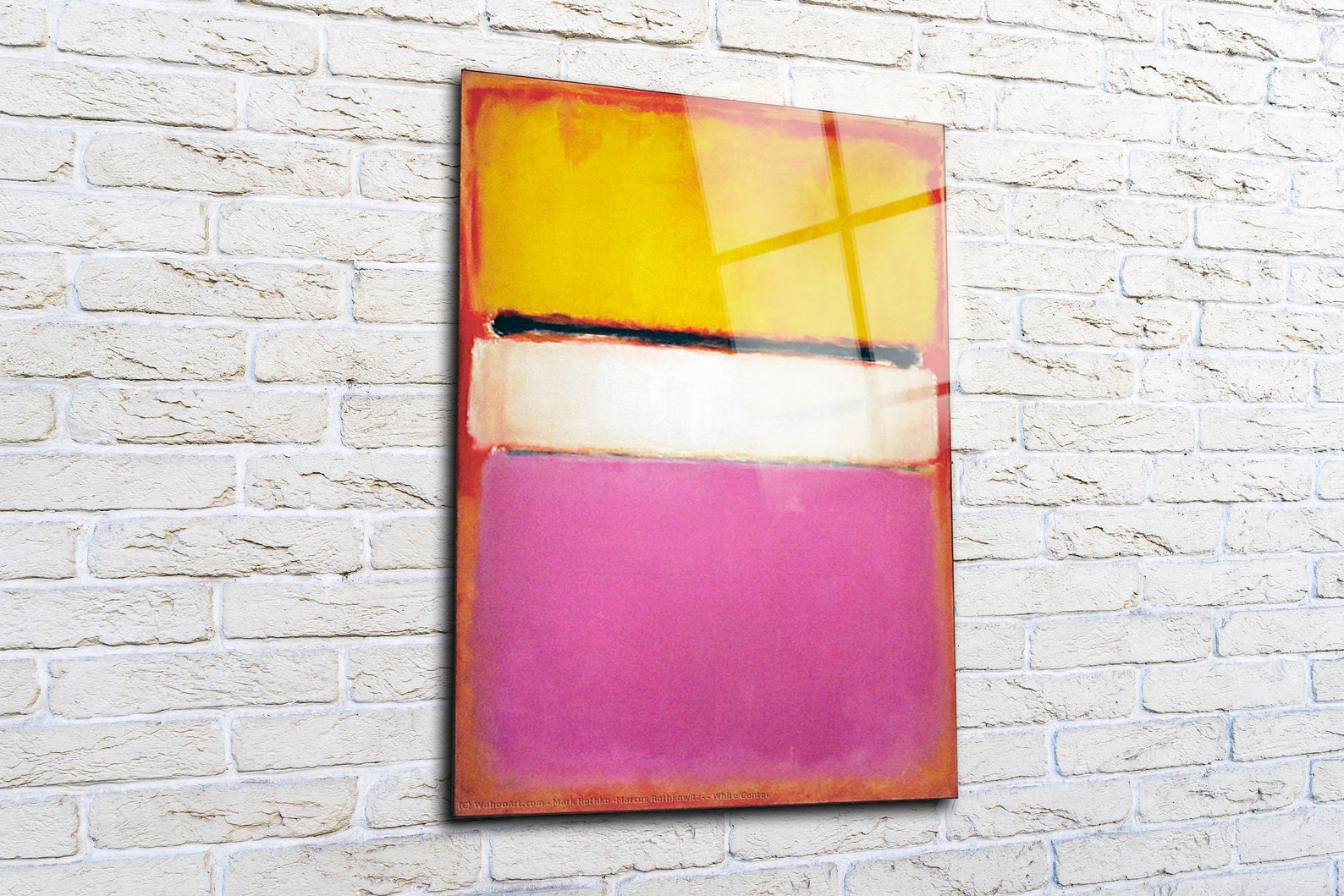 Mark Rothko White Center, Mark Rothko Print, Mid Century Modern Wall ...