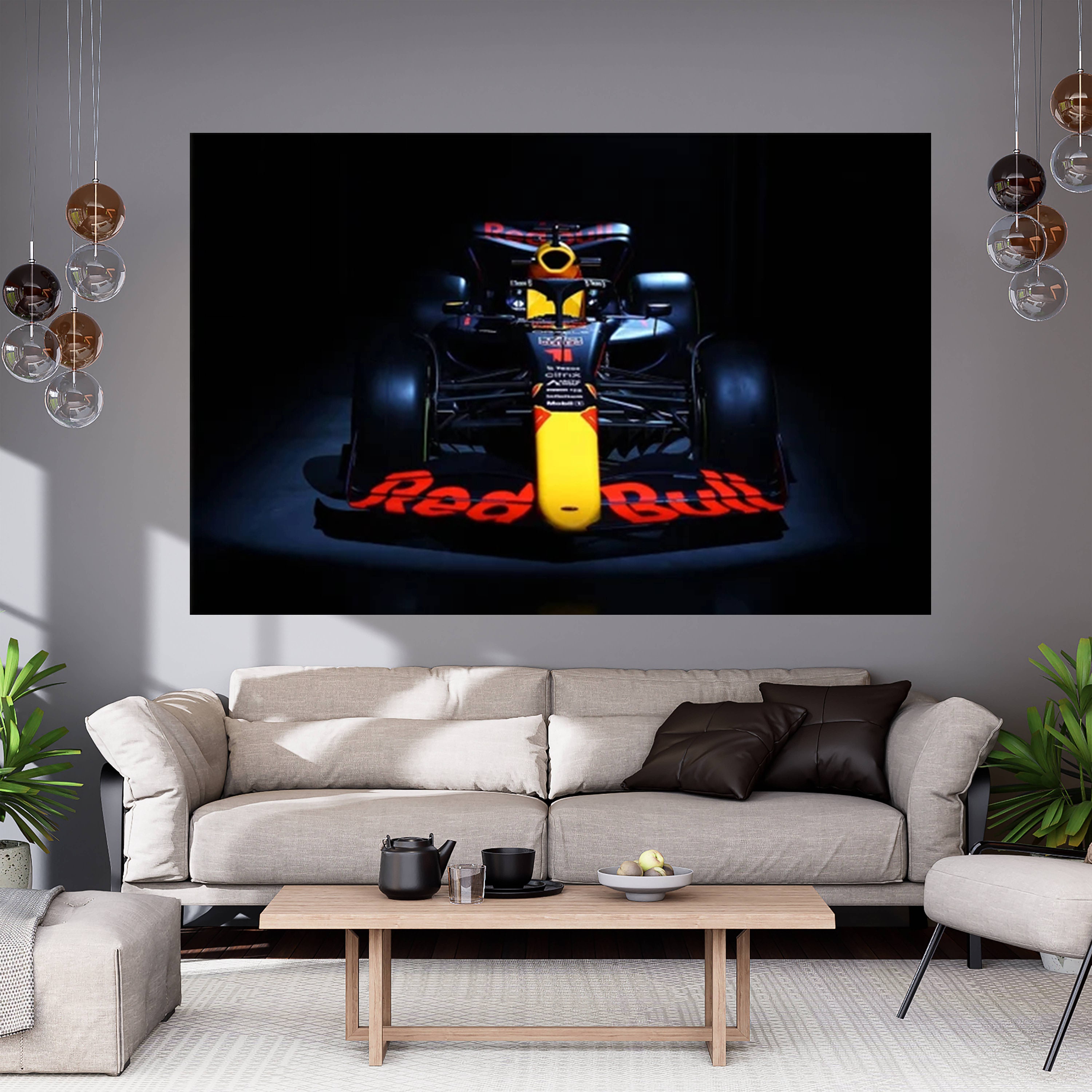 Formula 1 Max Verstappen, Formula 1 Wall Art, Red Bull F1 Canvas, Extra ...