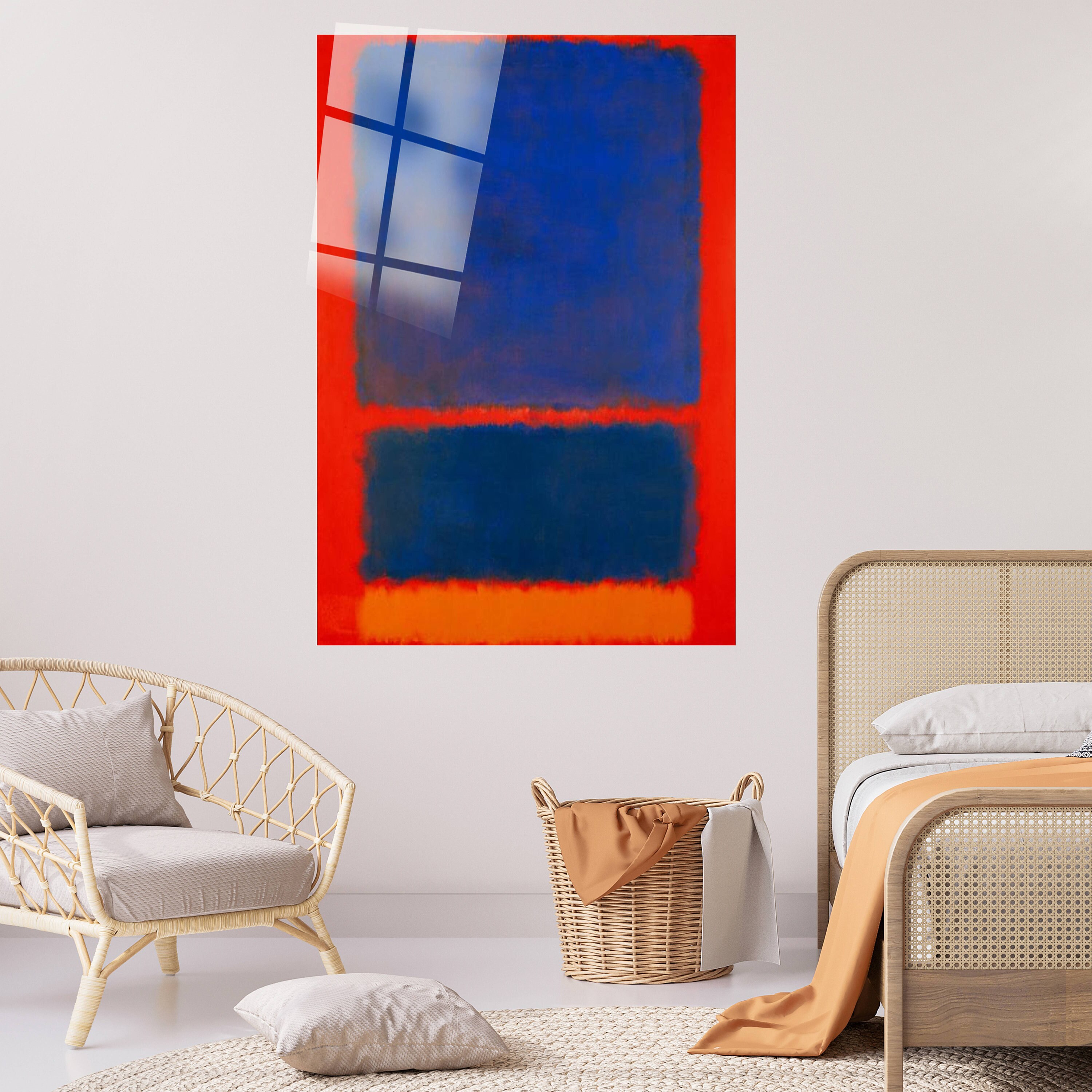 Mark Rothko Blue Orange Red, Mark Rothko Print, Mid Century Modern Wall ...