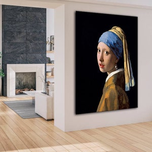 Johannes Vermeer Girl With Pearl Earring, Girl With Pearl Earring Wall ...