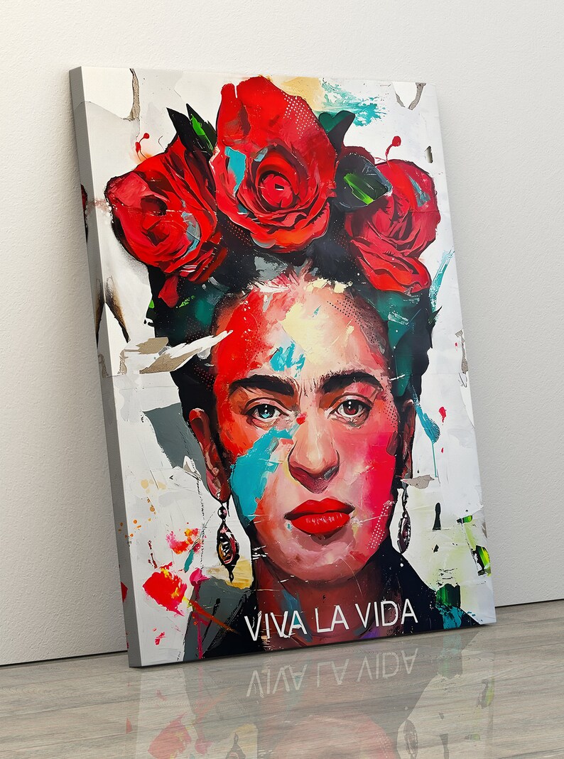 Frida Kahlo Portrait, Frida Kahlo Art, Frida Kahlo Wall Art, Frida ...
