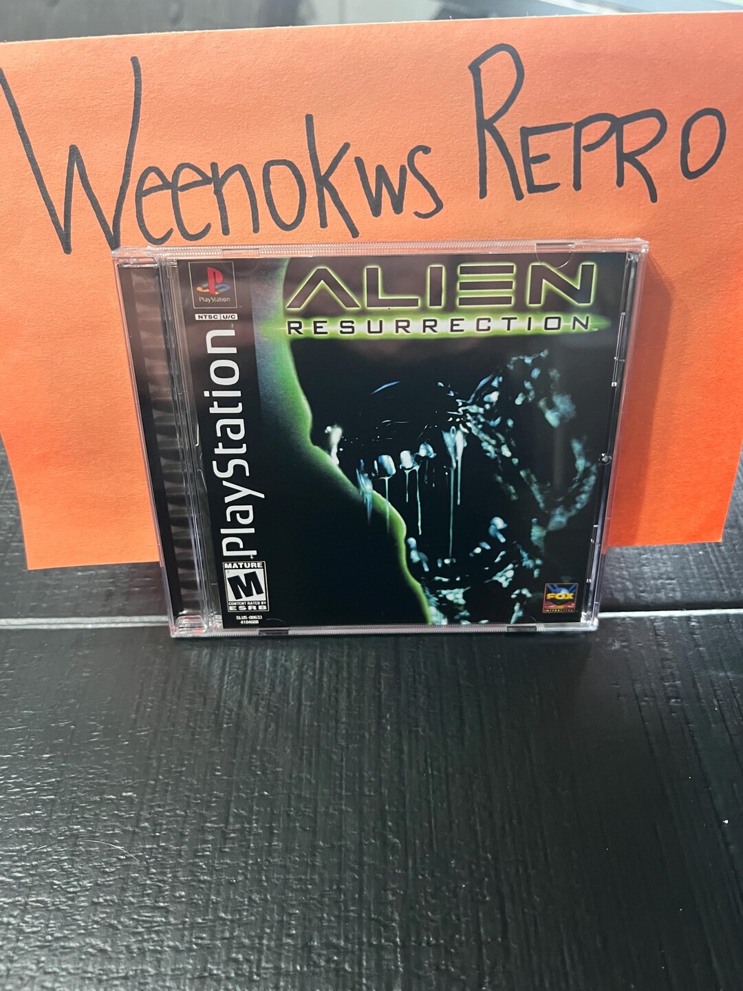 Alien Resurrection REPRODUCTION CASE No Disc Ps1 - Etsy
