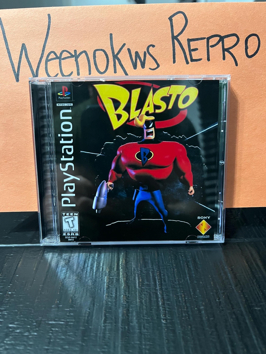 Blasto REPRODUCTION CASE No Disc Ps1 - Etsy