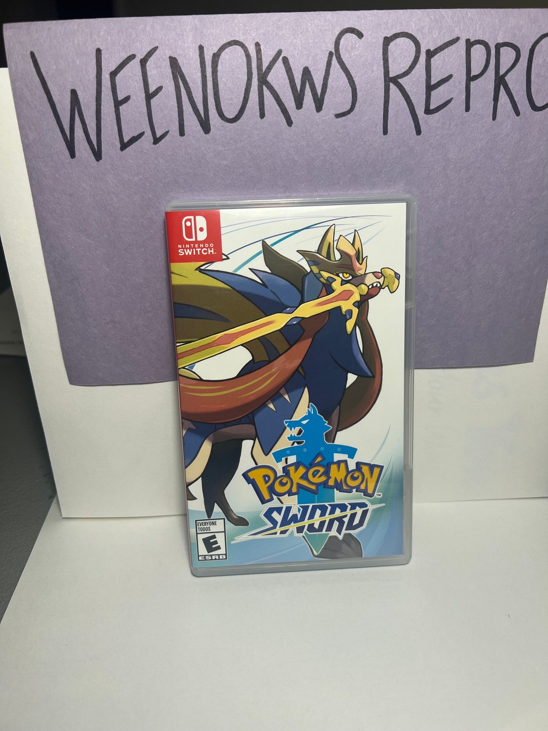 Pokémon Sword Pokemon REPRODUCTION CASE No Game! Nintendo Switch - Etsy