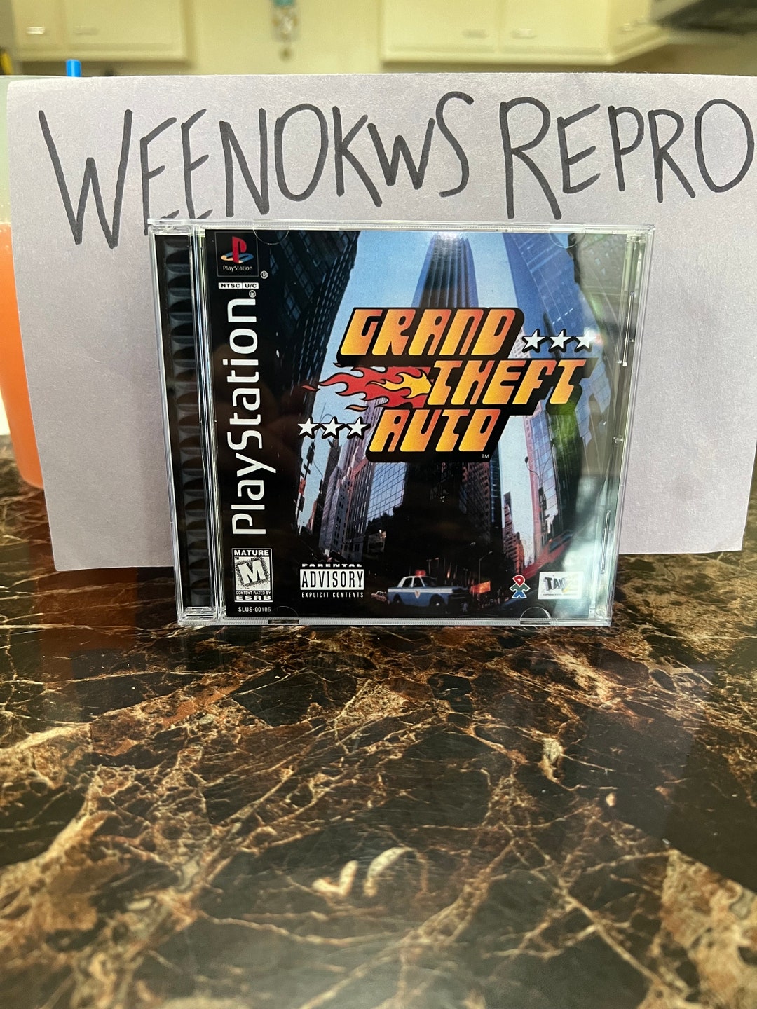 Grand Theft Auto 1 GTA REPRODUCTION CASE No Disc Ps1 - Etsy