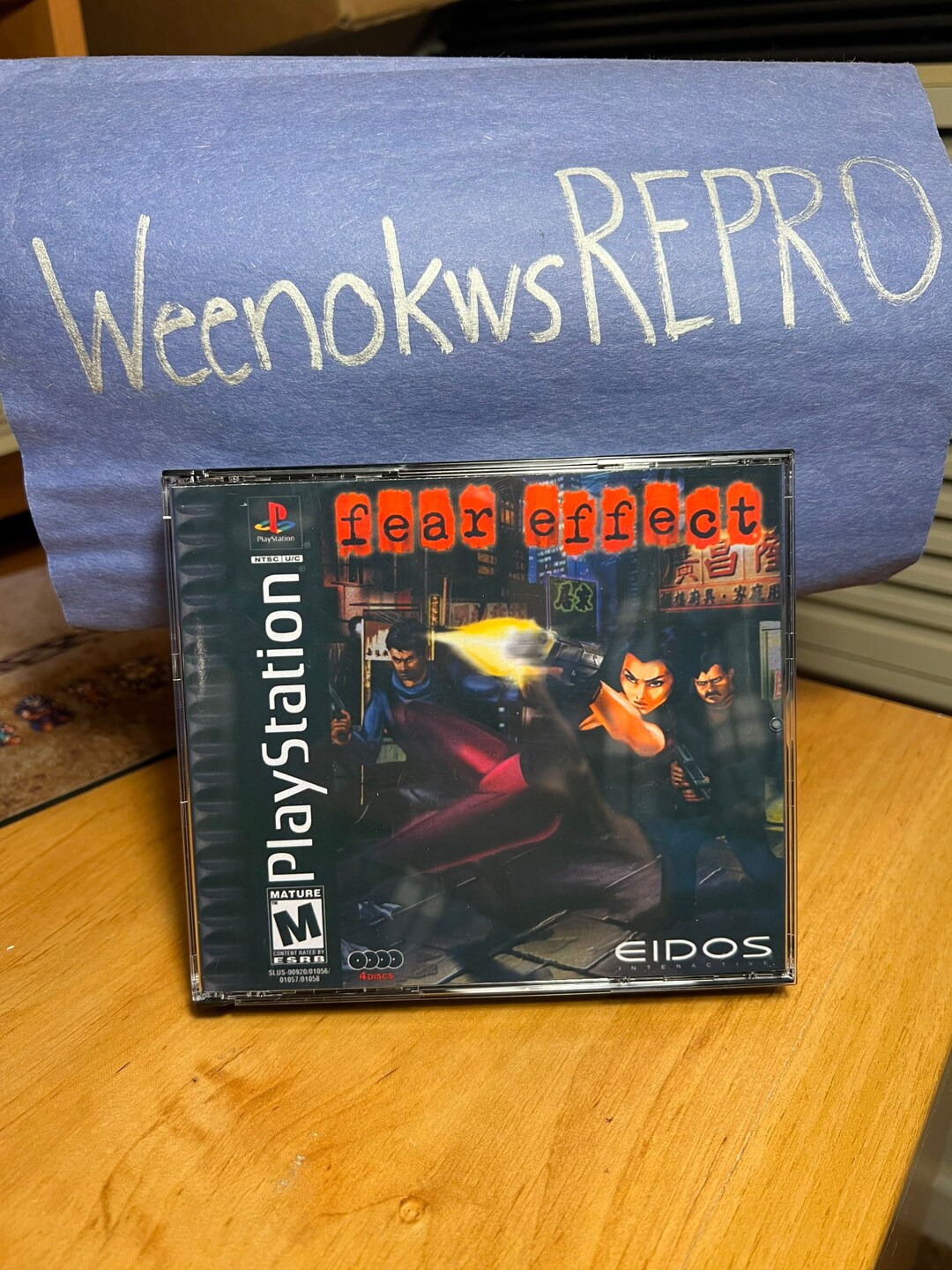 Fear Effect 1 REPRODUCTION CASE No Disc Ps1 - Etsy