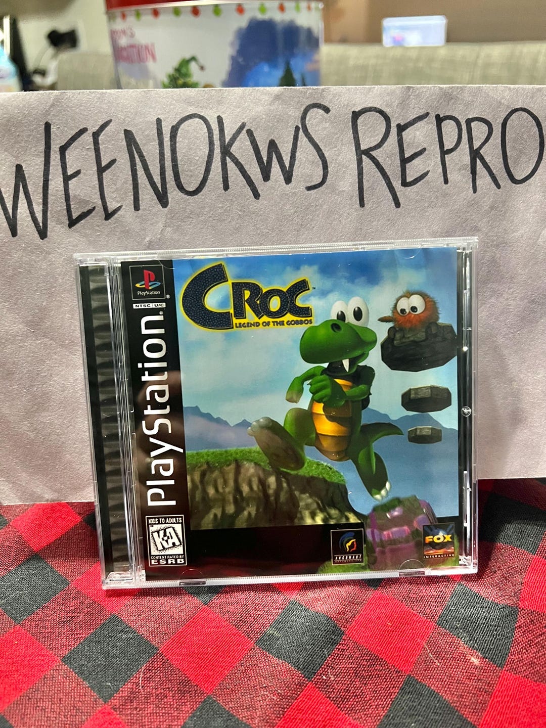 Croc Legend of Gobbos REPRODUCTION CASE No Disc Ps1 - Etsy