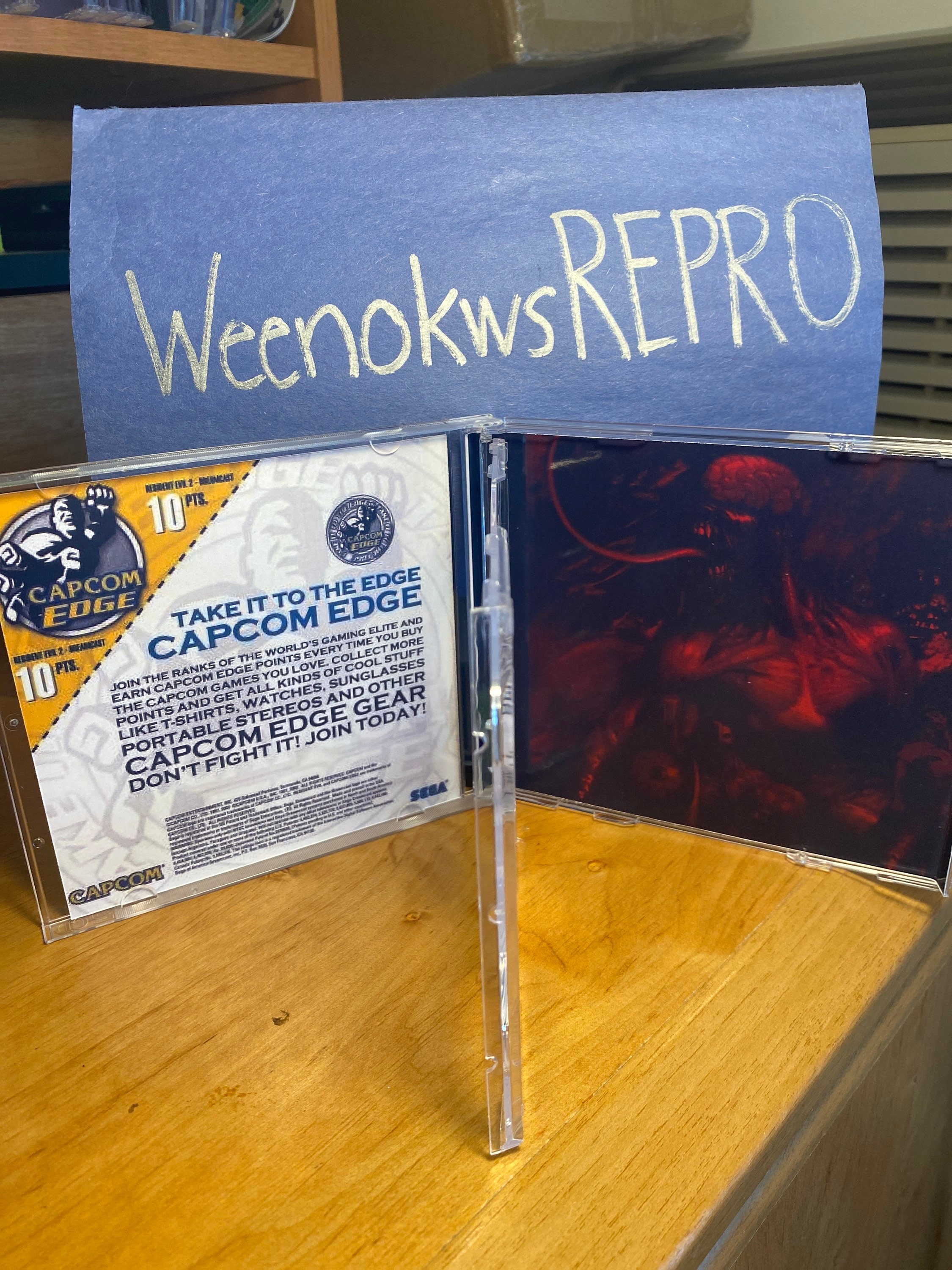 Resident Evil 2 REPRODUCTION CASE No Disc Dreamcast - Etsy