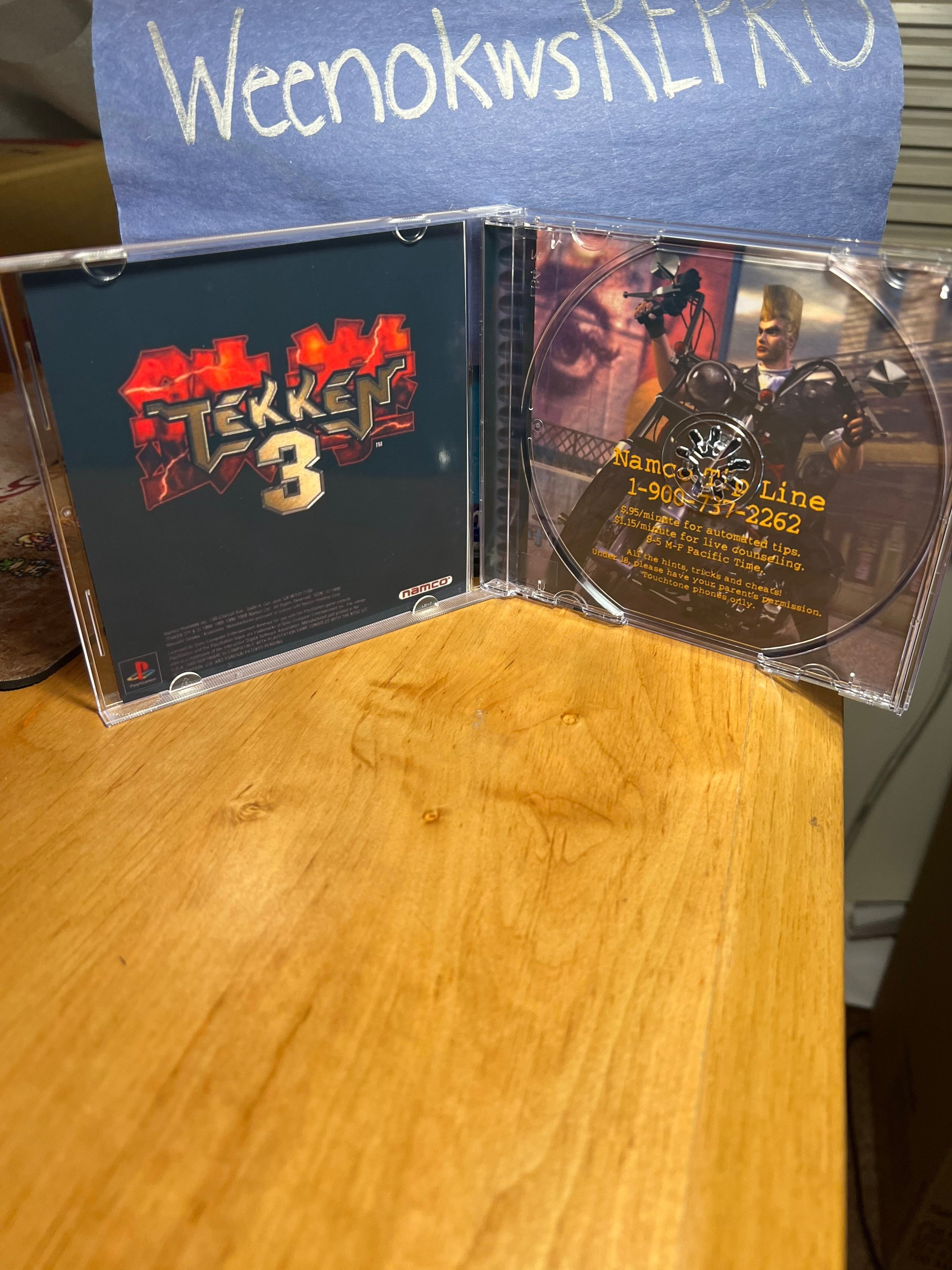 Tekken 3 REPRODUCTION CASE No Disc Ps1 - Etsy