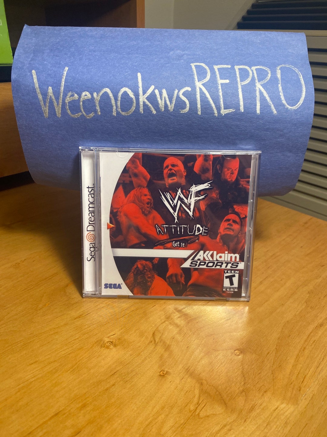 Wwf Attitude Reproduction Case No Disc Dreamcast Etsy