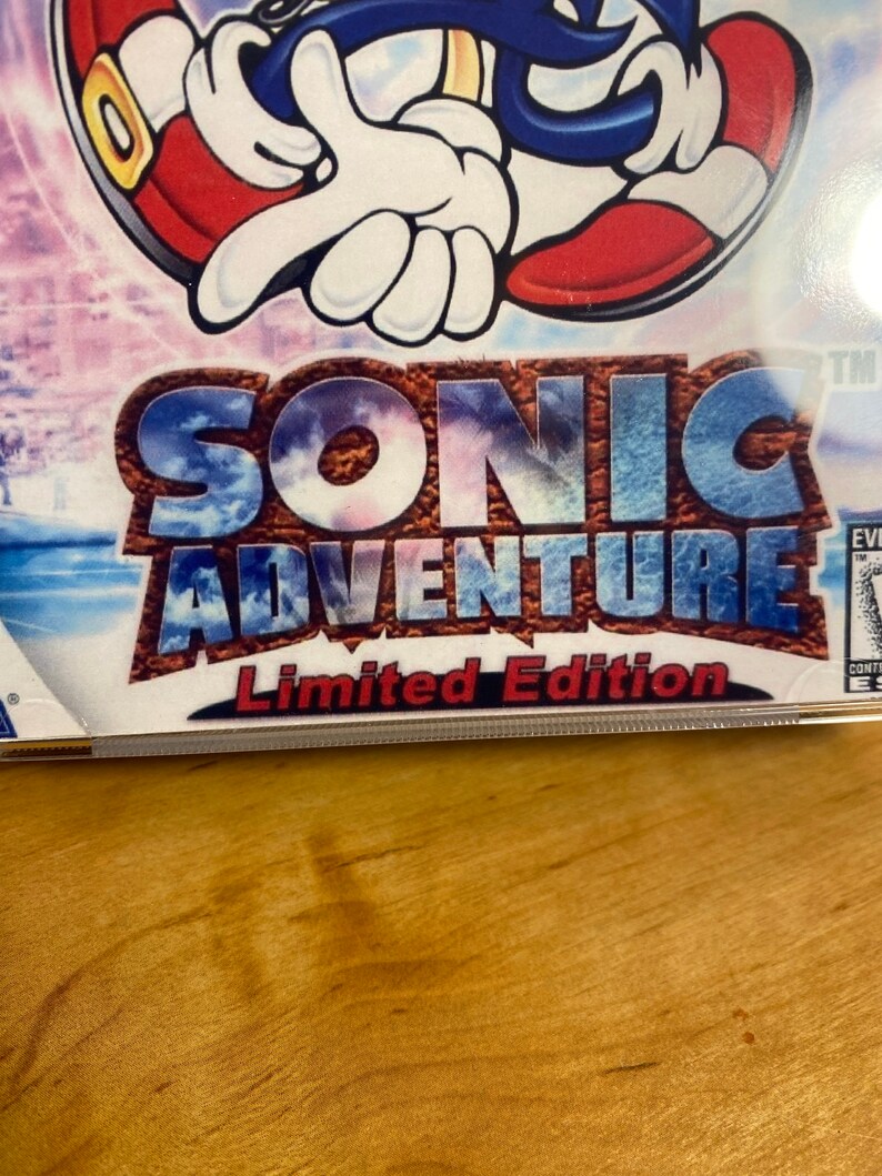 Sonic Adventure 1 Limited Edition REPRODUCTION CASE No Disc - Etsy