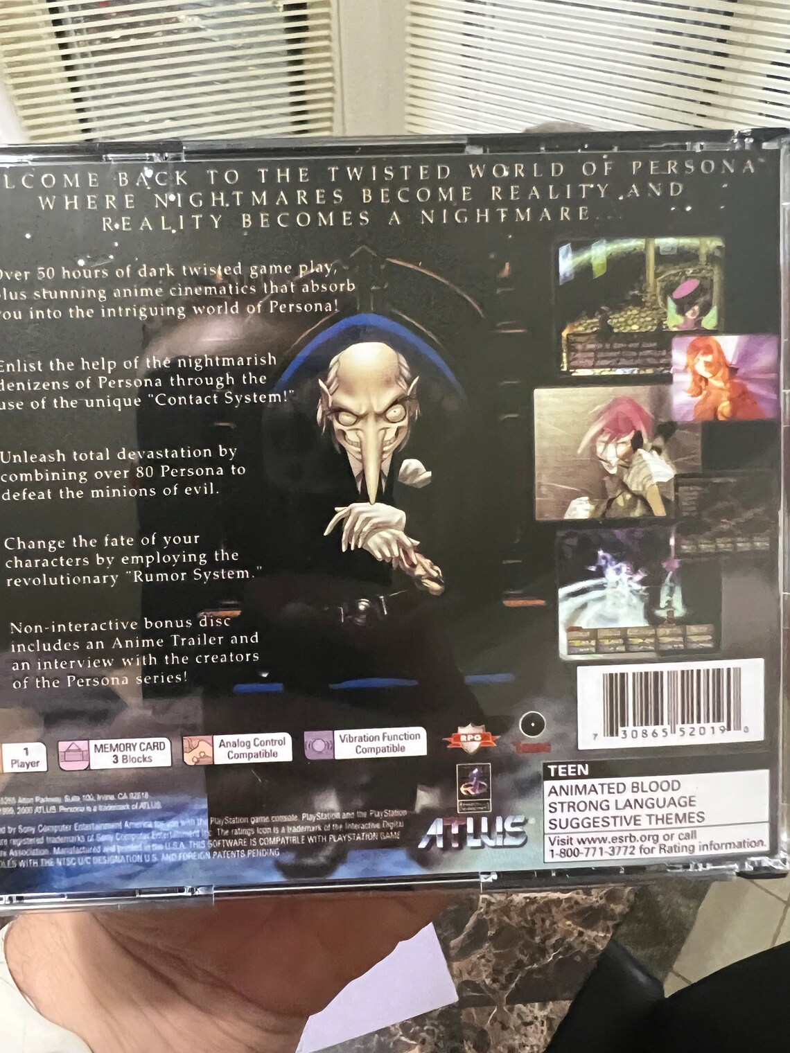 Persona 2 REPRODUCTION CASE No Disc Ps1 - Etsy