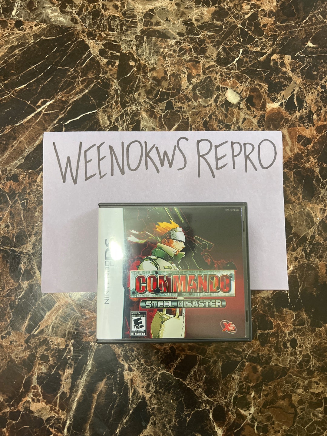 Commando Steel Disaster REPRODUCTION CASE No Game! Nintendo Ds - Etsy