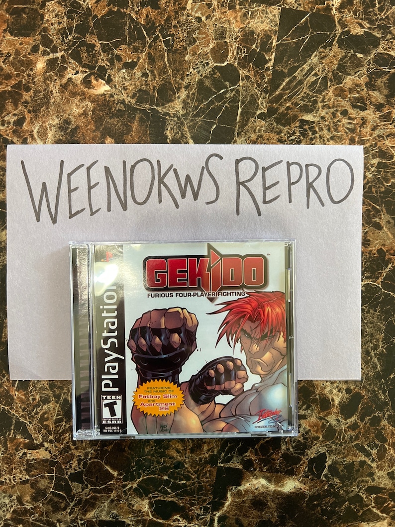 Gekido REPRODUCTION CASE No Disc! Ps1 - Etsy