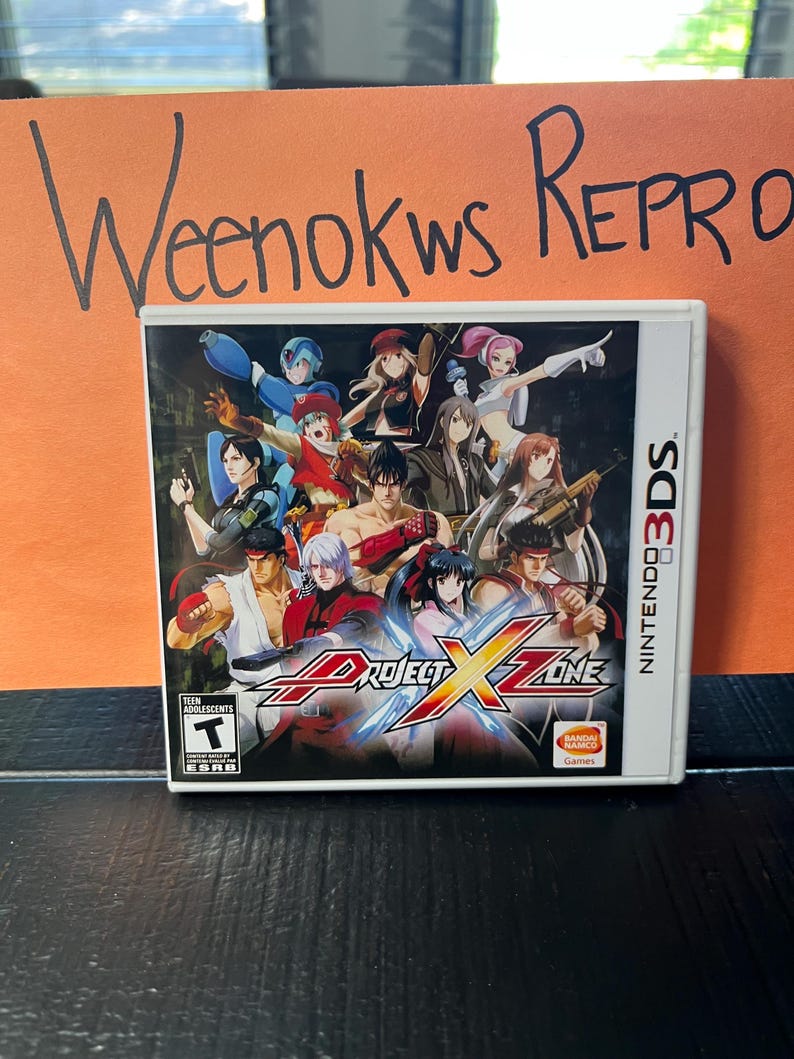 Project X Zone REPRODUCTION CASE No Game! Nintendo 3ds - Etsy
