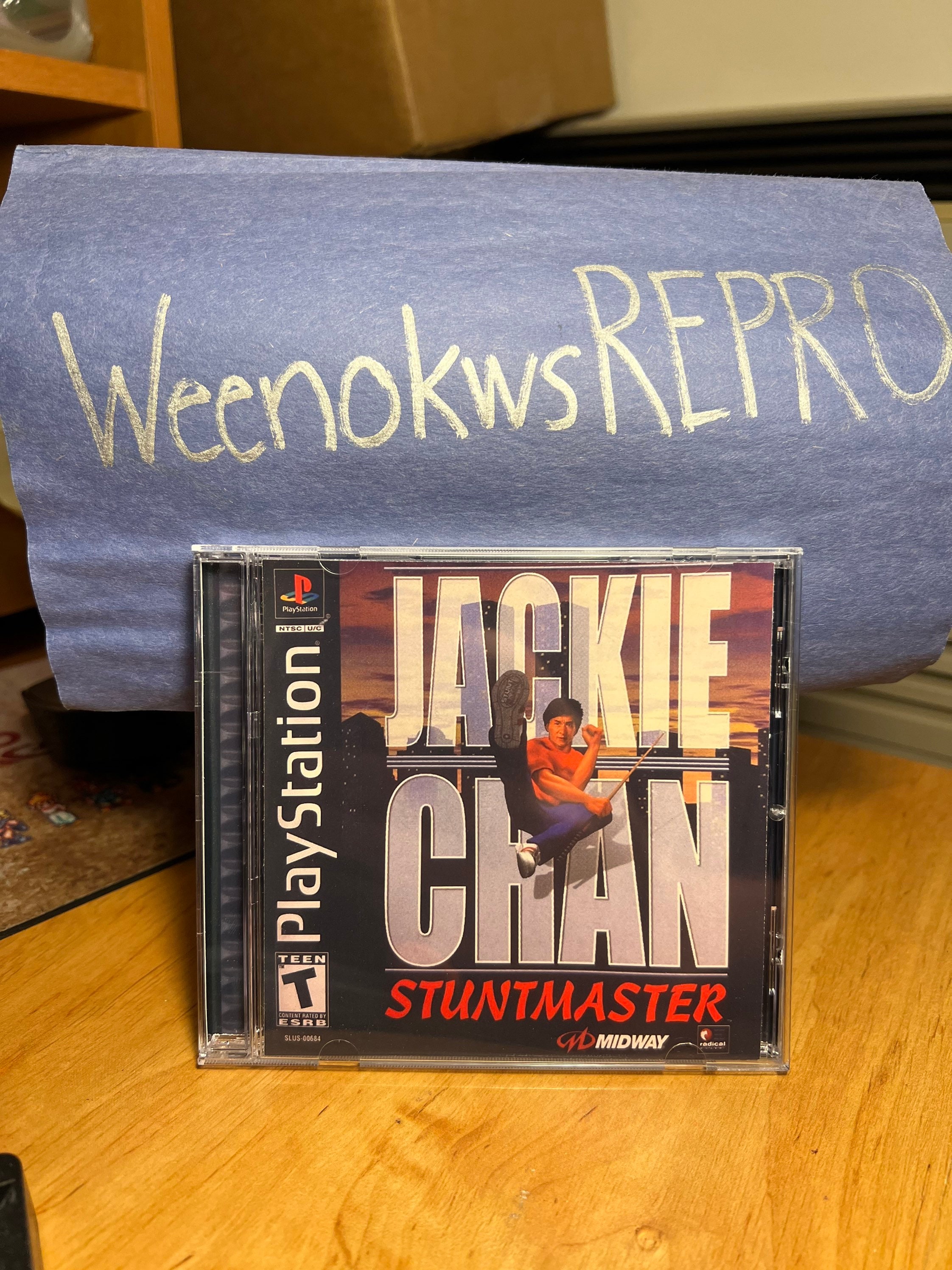 Jackie Chan Stuntmaster REPRODUCTION CASE No Disc Ps1 - Etsy