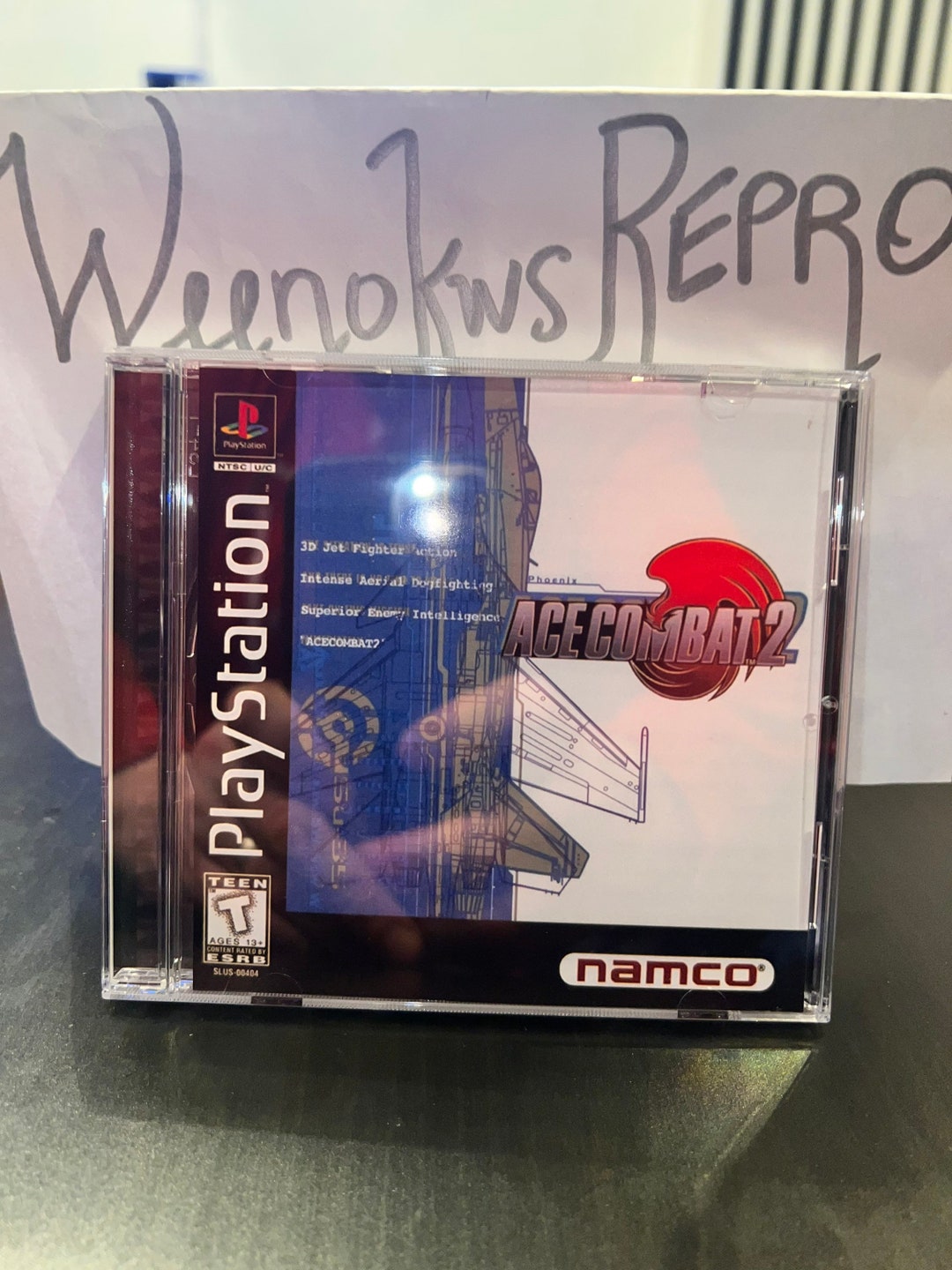 Ace Combat 2 REPRODUCTION CASE No Disc! Ps1 - Etsy