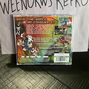 Sonic Adventure 2 Dreamcast REPRODUCTION CASE Only No Disc - Etsy