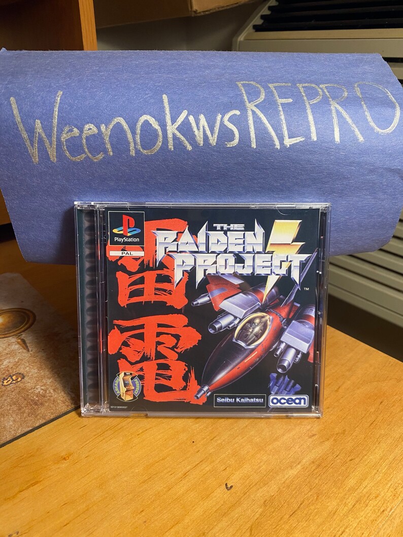 Raiden Project REPRODUCTION CASE No Disc Ps1 Longbox - Etsy