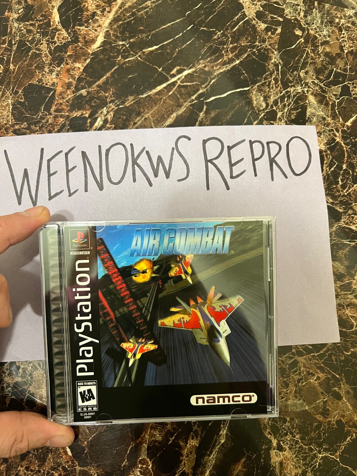 Air Combat Ps1 REPRODUCTION CASE Only No Disc - Etsy