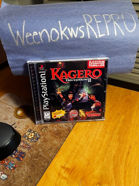 Kagero Deception II REPRODUCTION CASE No Game Ps1 - Etsy