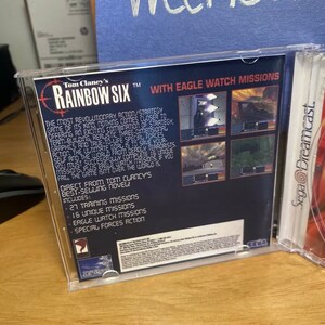 Tom Clancy’s Rainbow Six REPRODUCTION CASE No Disc Dreamcast - Etsy