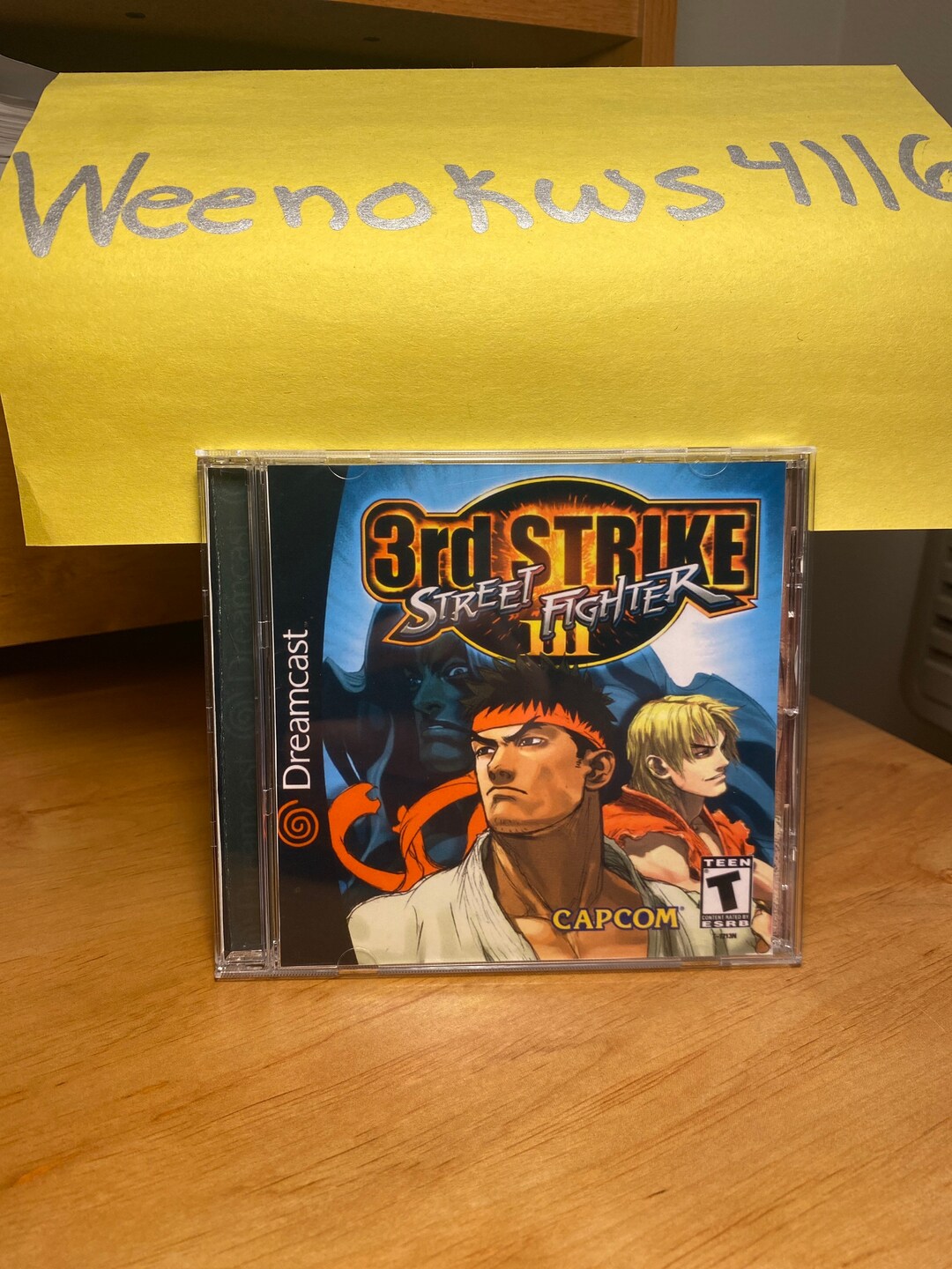 Street Fighter 3 III Third Strike 3rd Strike REPRODUCTION CASE No Disc ...