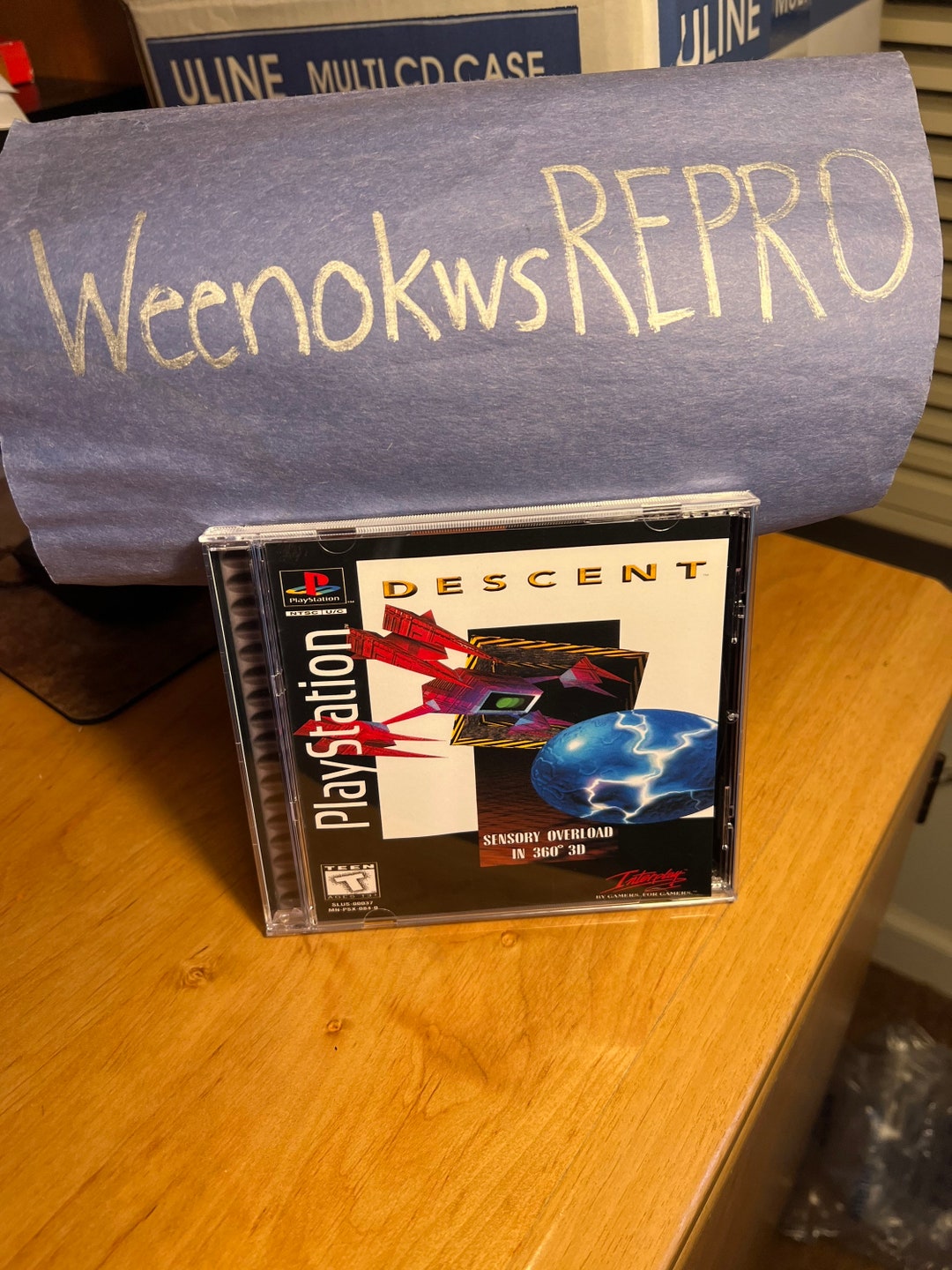 Descent REPRODUCTION CASE No Game!! Ps1 - Etsy