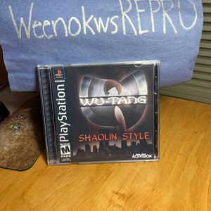 Wu Tang Shaolin Style REPRODUCTION CASE No Disc! Ps1 - Etsy