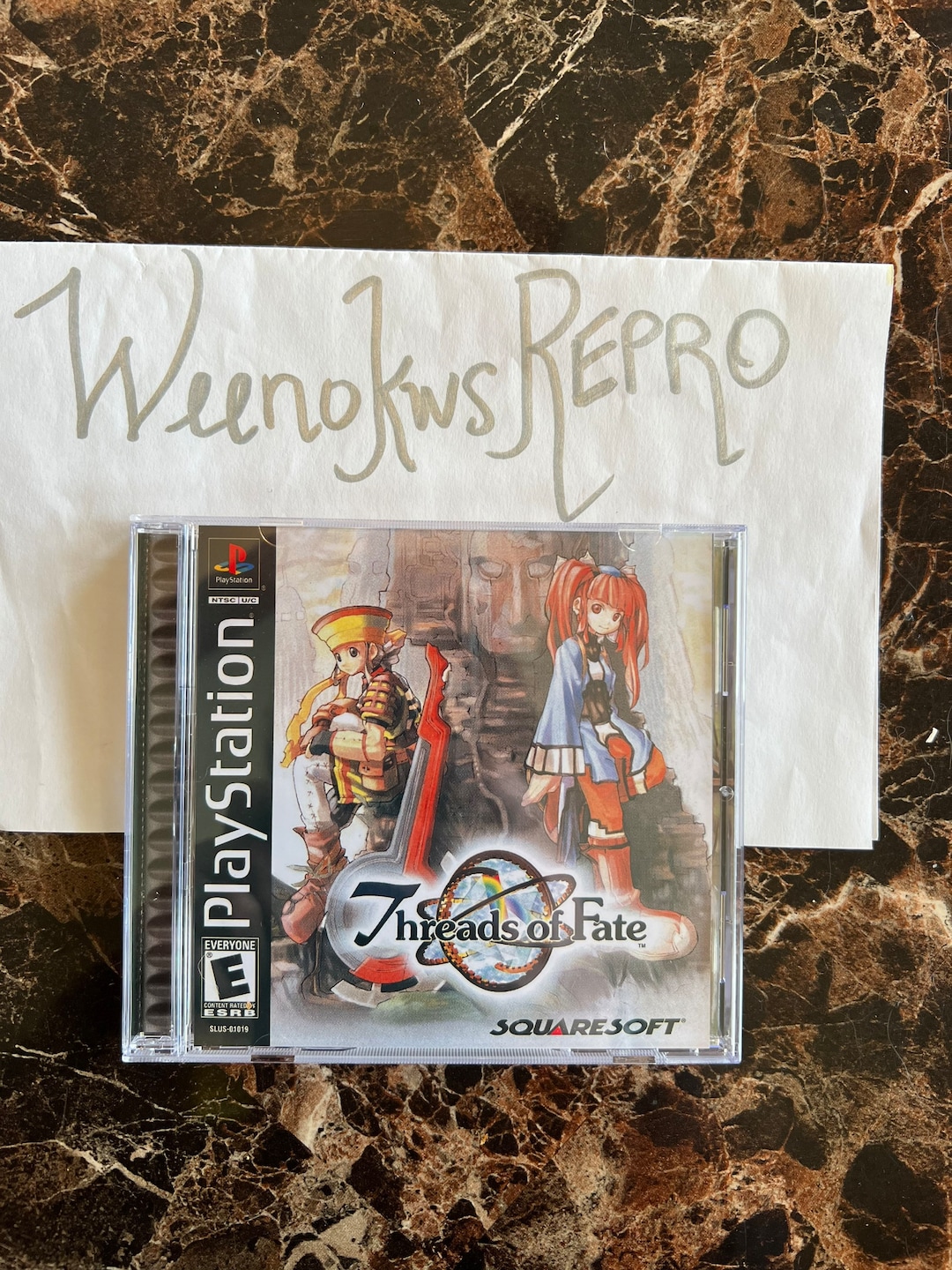 Threads of Fate REPRODUCTION CASE No Disc! Ps1 - Etsy