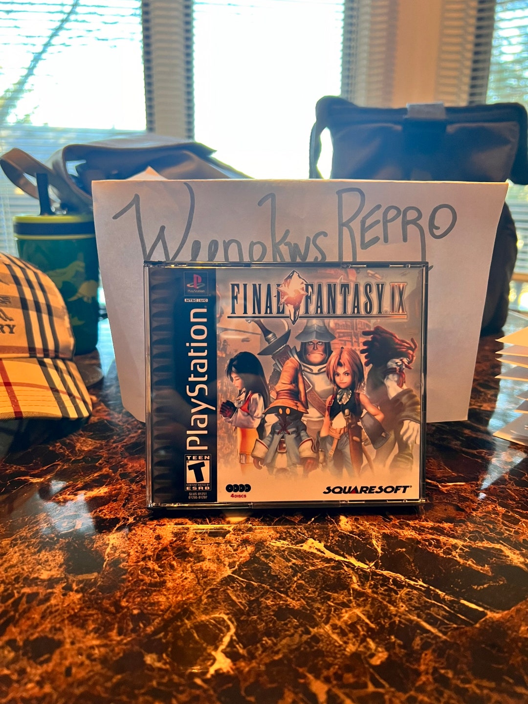 Final Fantasy IX 9 REPRODUCTION CASE No Disc Ps1 FF9 - Etsy