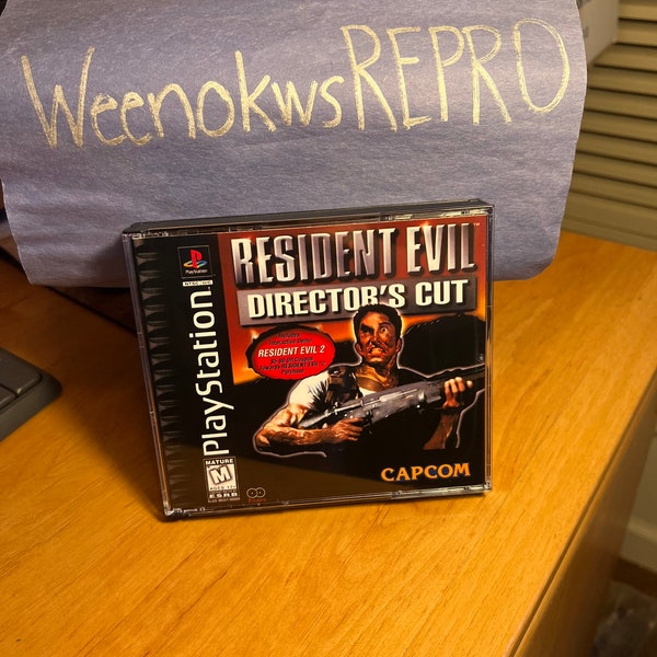 Resident Evil Directors Cut Replacement Case - Etsy
