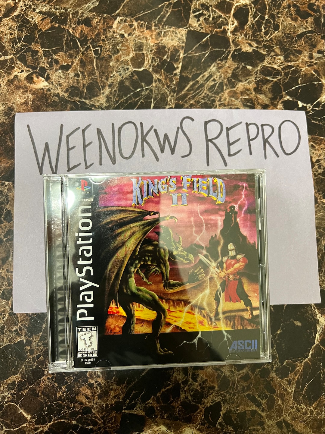 Kings Field 2 REPRODUCTION CASE No Disc! Ps1 - Etsy