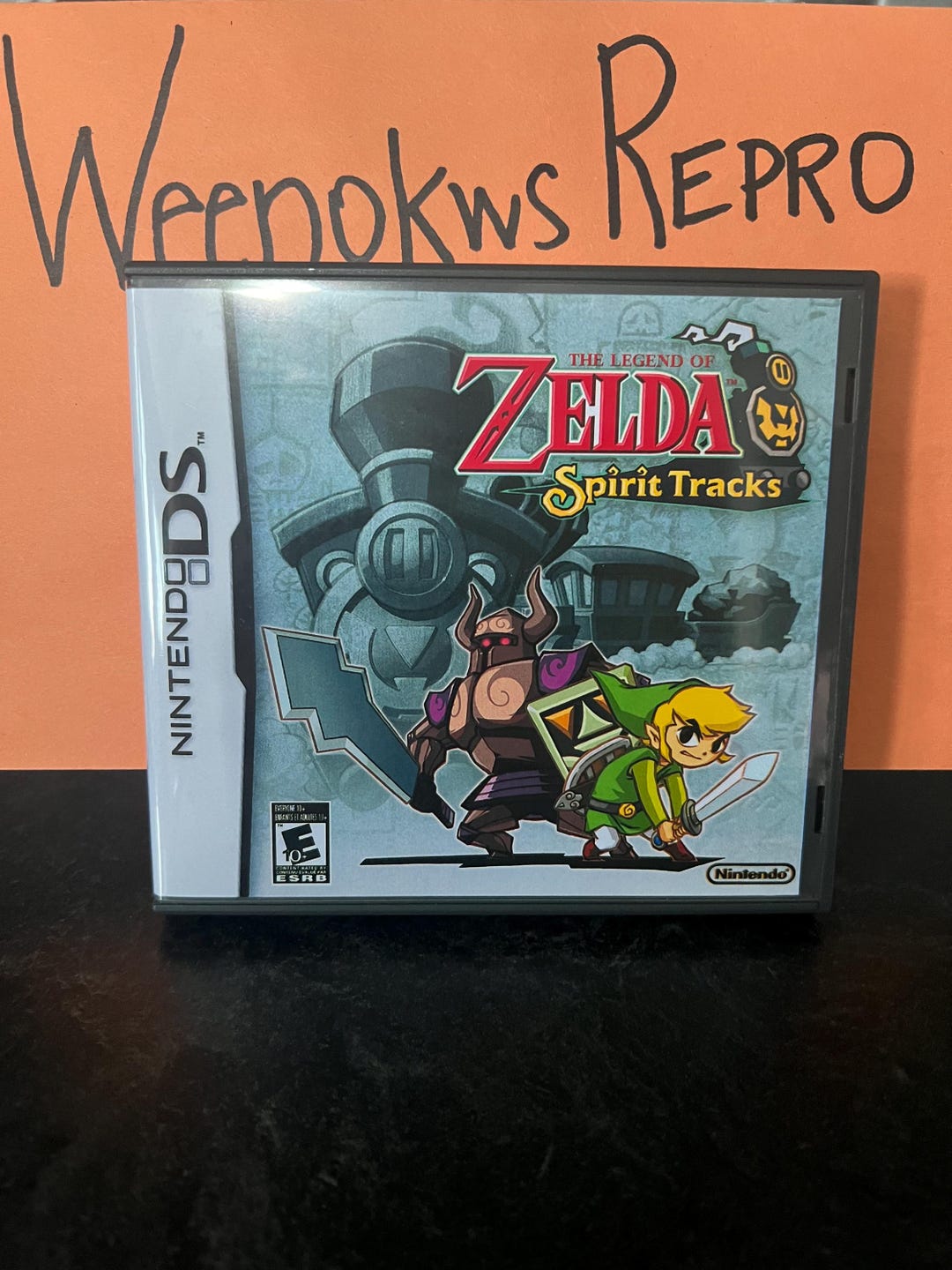 The Legend of Zelda Spirit Tracks REPRODUCTION CASE No Game! Nintendo ...