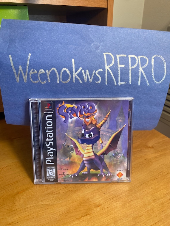 Spyro the Dragon REPRODUCTION CASE No Disc Ps1 - Etsy