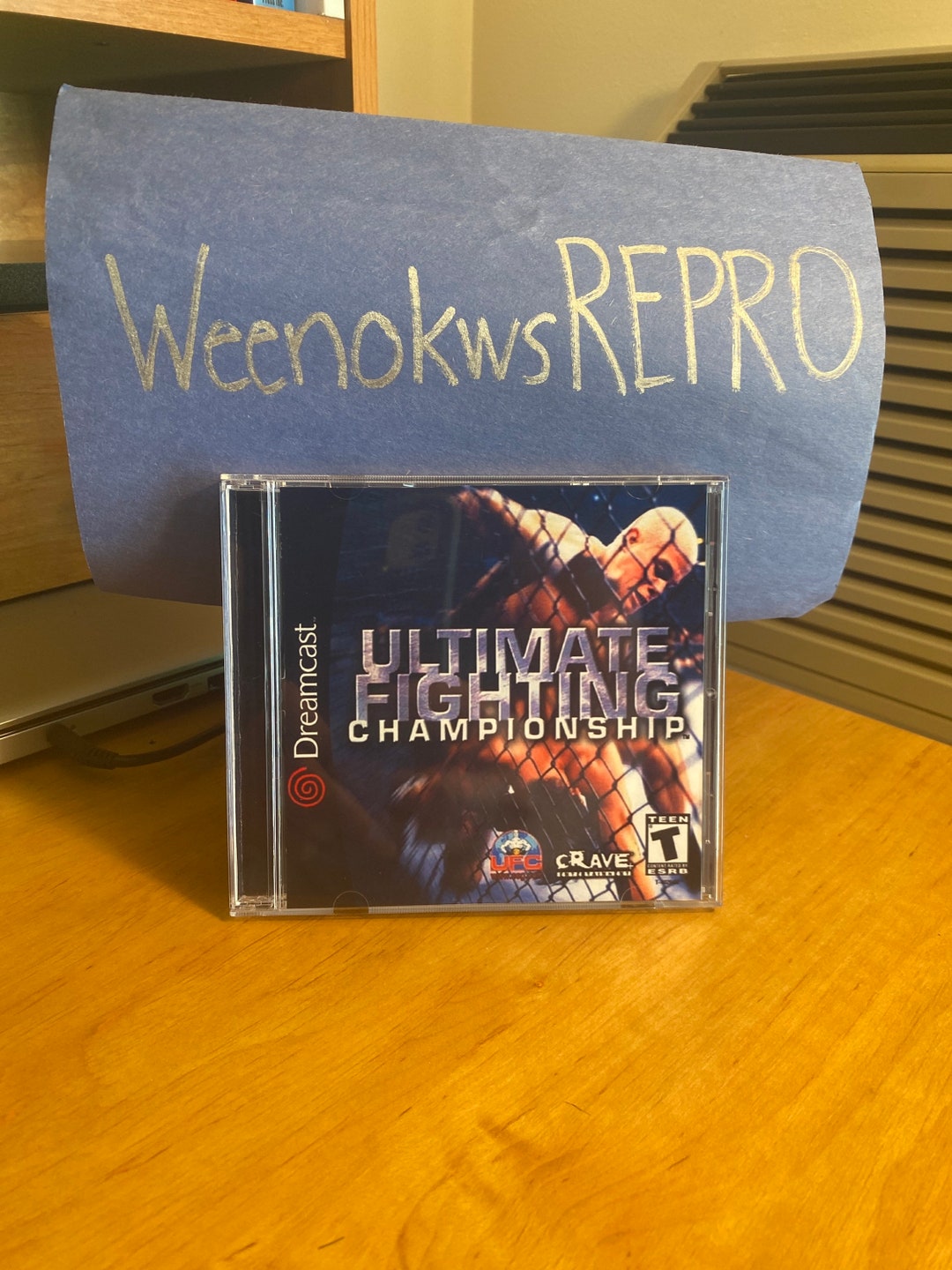 UFC Ultimate Fighting Championship REPRODUCTION CASE No Disc Dreamcast ...