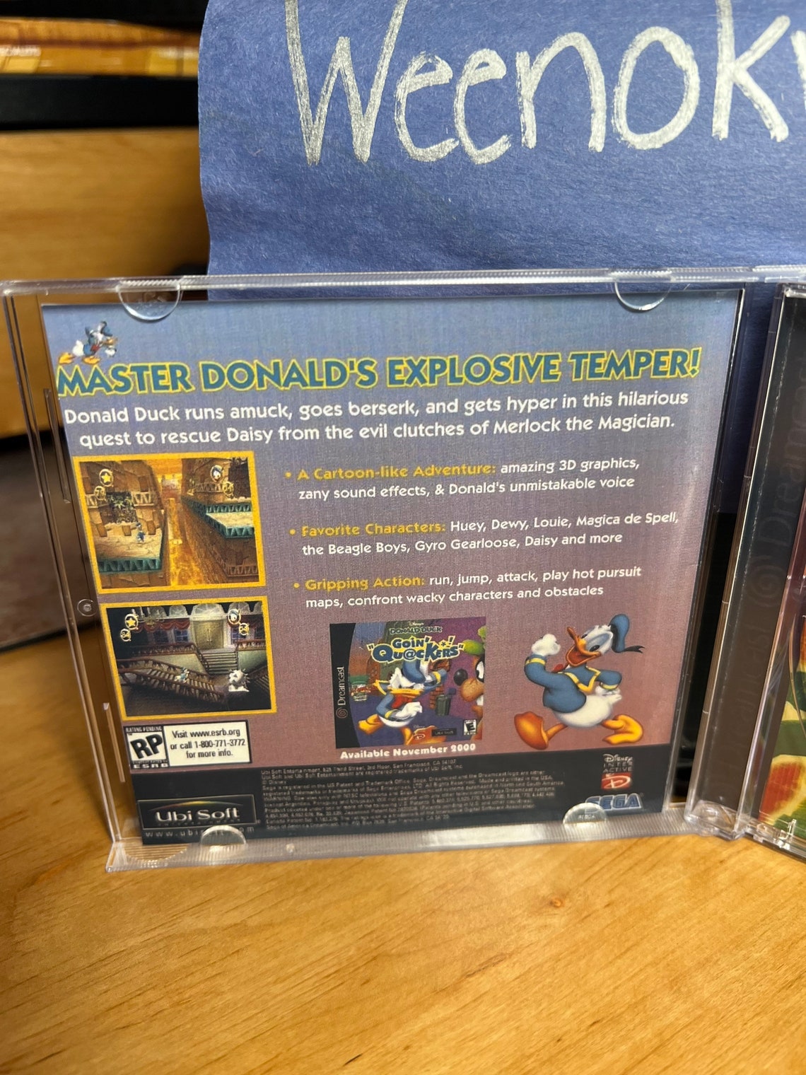 Disneys Dinosaur REPRODUCTION CASE No Disc Dreamcast - Etsy