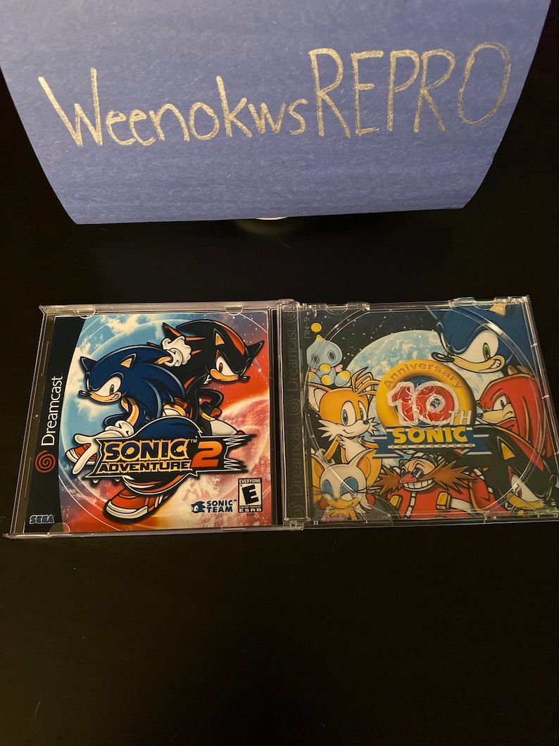 Sonic Adventure 2 Dreamcast REPRODUCTION CASE Only No Disc - Etsy