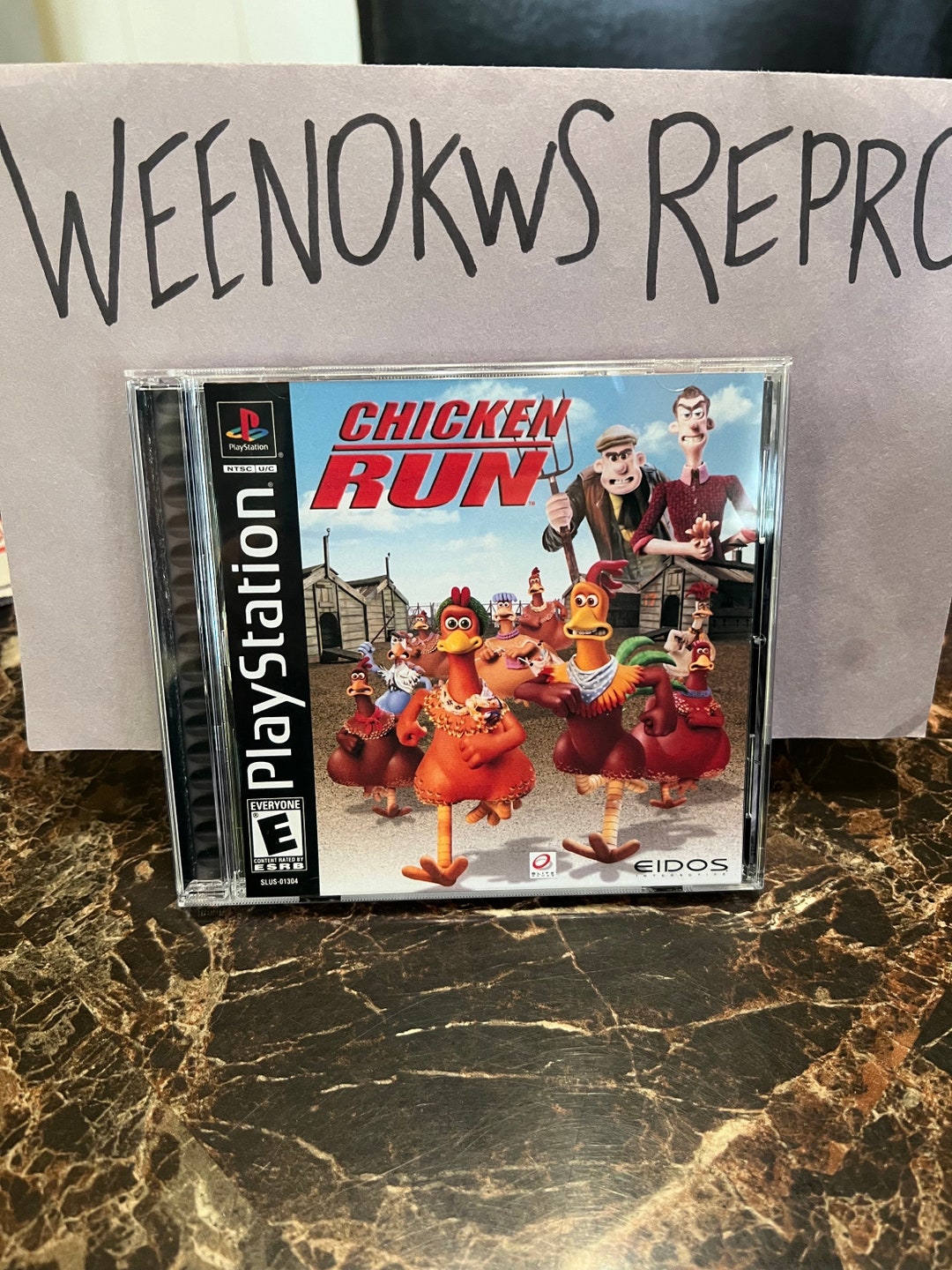 Chicken Run REPRODUCTION CASE No Disc Ps1 - Etsy