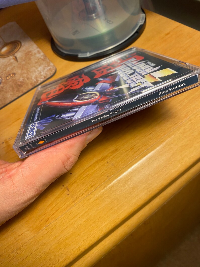 Raiden Project REPRODUCTION CASE No Disc Ps1 Longbox | Etsy