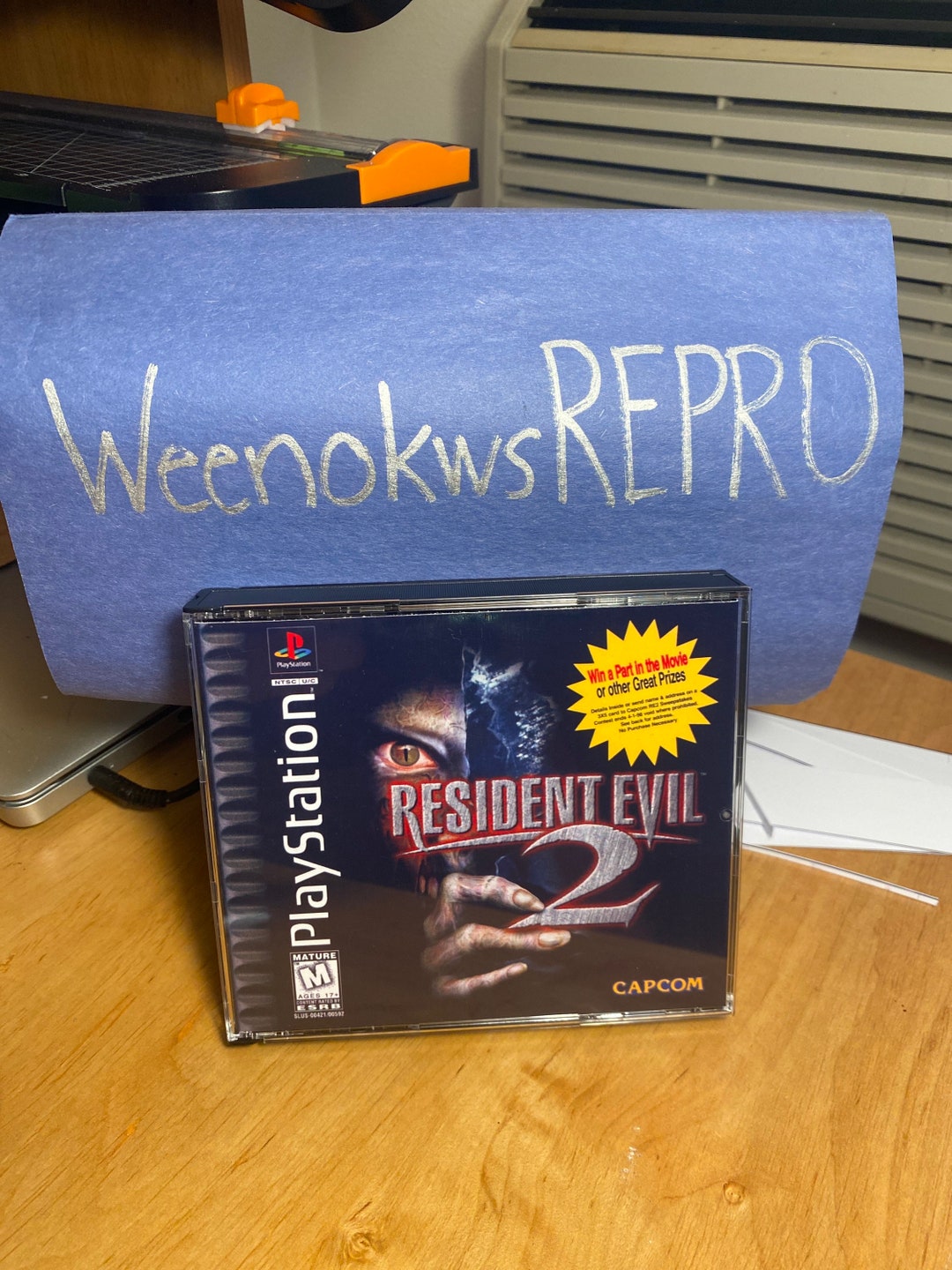 Resident Evil 2 REPRODUCTION CASE No Disc Ps1 - Etsy