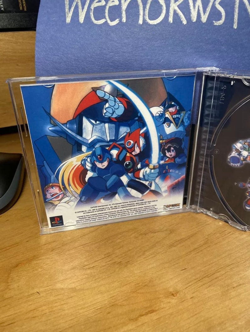 Megaman X 4 REPRODUCTION CASE No Disc Ps1 | Etsy