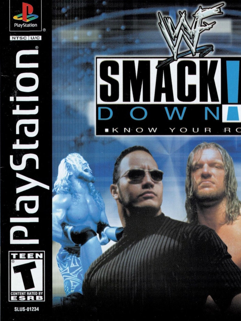 WWF Smackdown 2 Know Your Role REPRODUCTION CASE No Disc Ps1 - Etsy