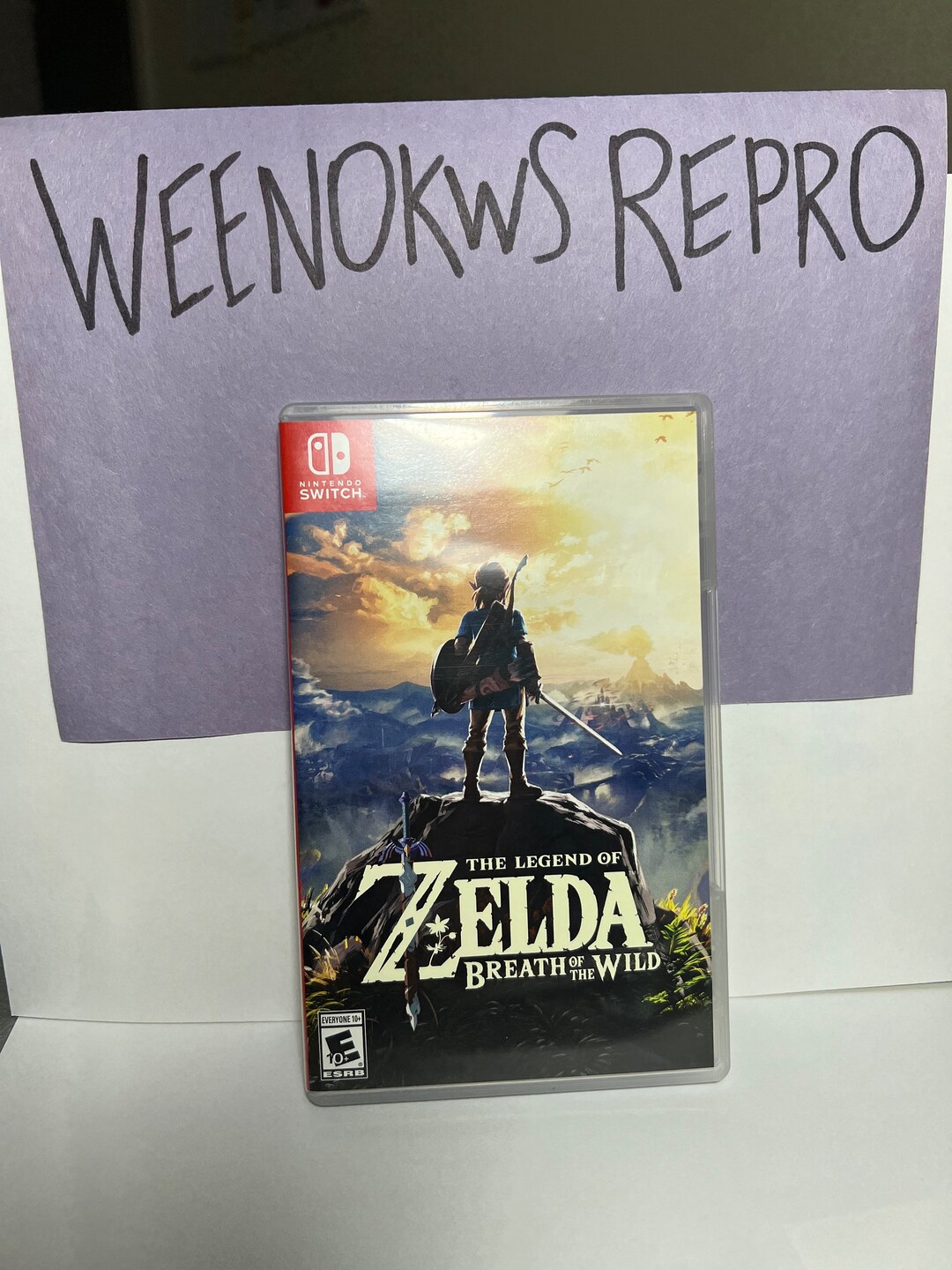 The Legend of Zelda Breath of the Wild REPRODUCTION CASE No Game ...