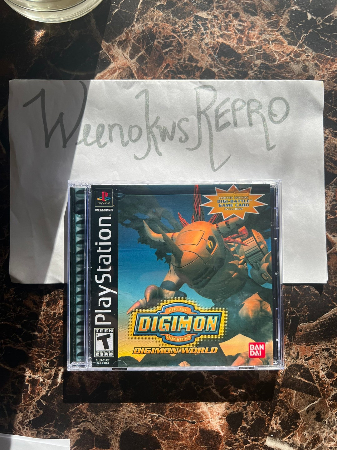 Digimon World REPRODUCTION CASE No Disc! Ps1 - Etsy