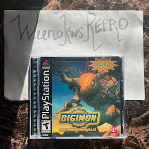 Digimon World REPRODUCTION CASE No Disc! Ps1 - Etsy
