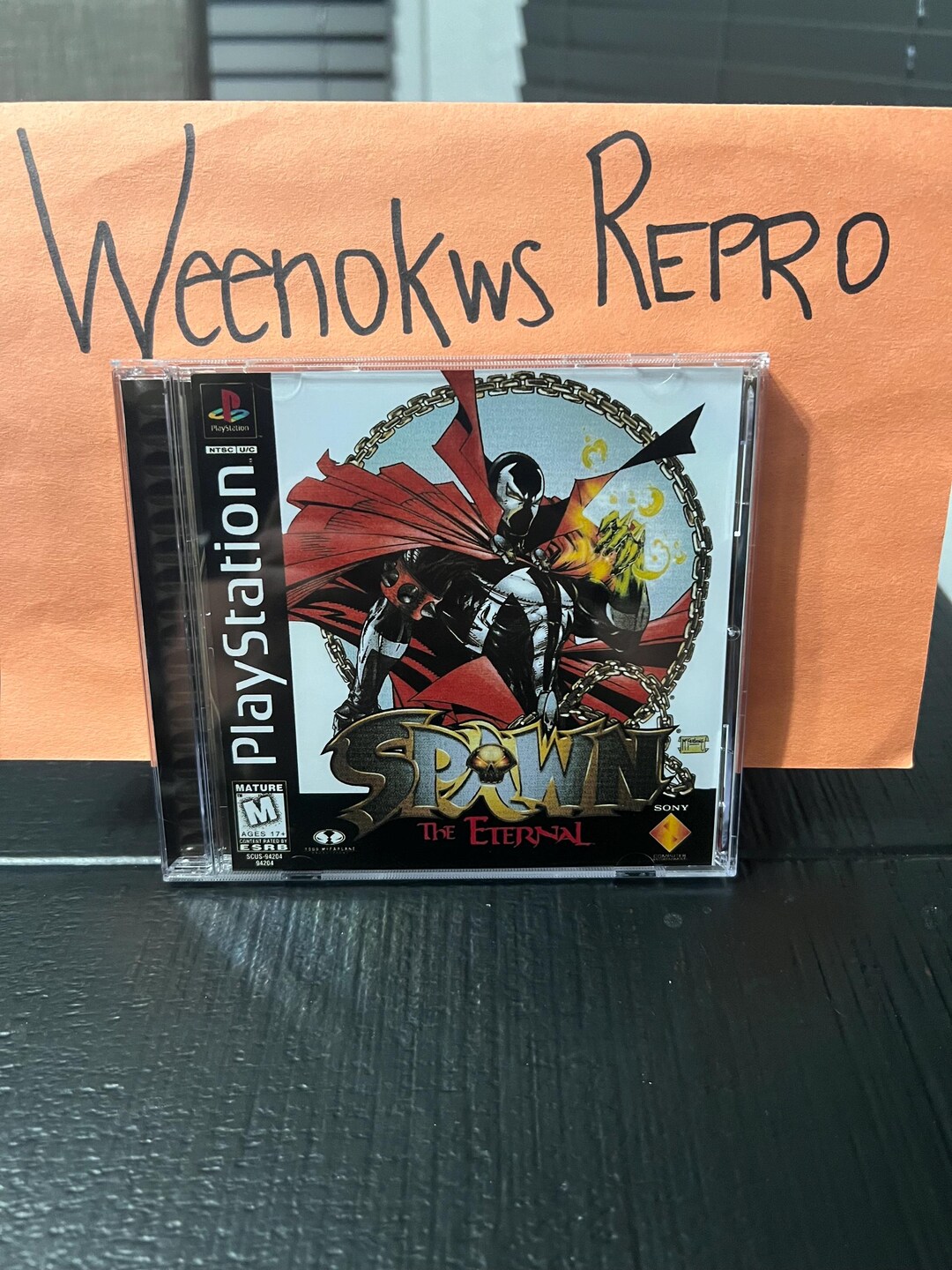 Spawn the Eternal REPRODUCTION CASE No Disc Ps1 - Etsy