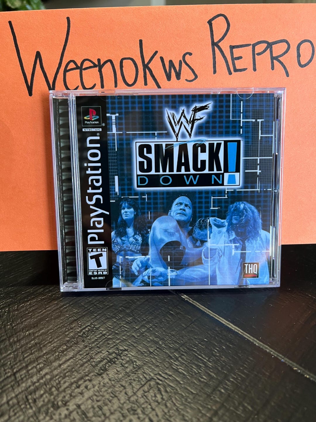 WWF Smackdown! REPRODUCTION CASE No Disc Ps1 - Etsy